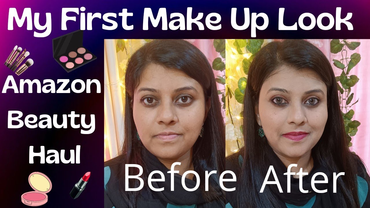 My first Simple Makeup Look | Amazon Beauty Shopping Haul - Indian ...