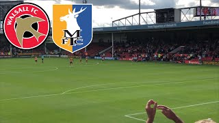 WALSALL VS MANSFIELD TOWN *VLOG*! MILLER’S BRACE SECURES THE THREE ...