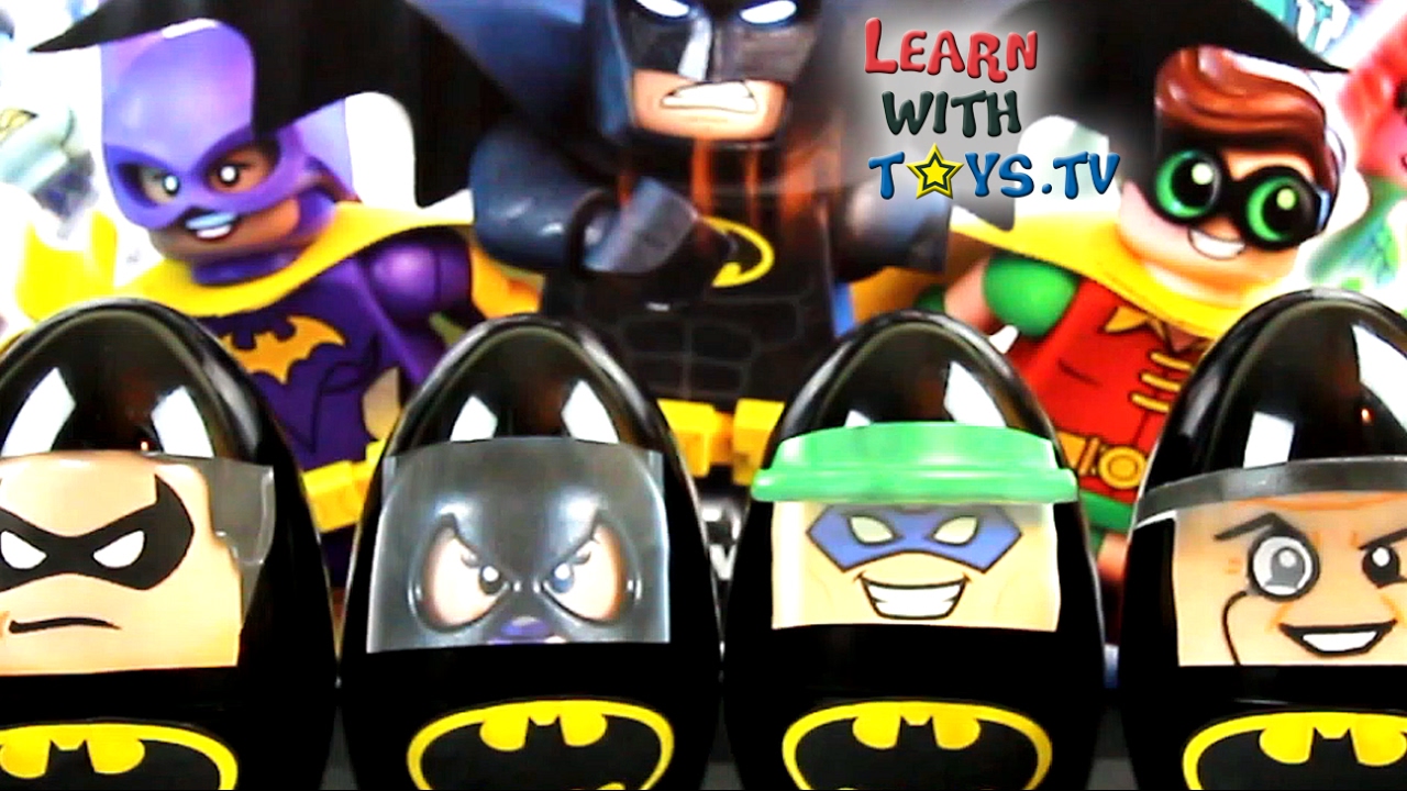 Lego Batman Movie Giant Surprise Eggs - YouTube