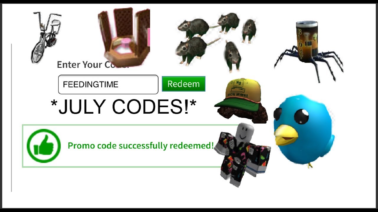 TOP 7 ROBLOX PROMOCODES THAT AREN'T EXPIRED YET! -JULY CODES- - YouTube
