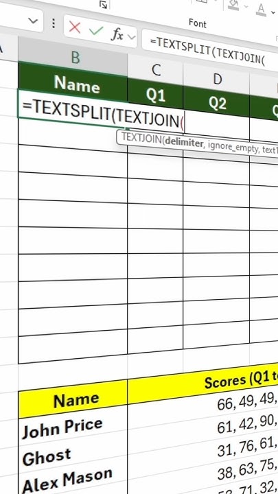 Master TEXTJOIN & TEXTSPLIT NOW: Data Transformation Made EASY! - YouTube