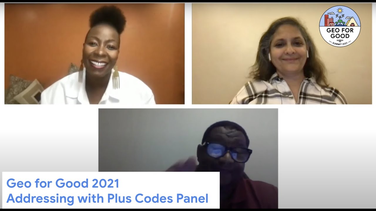 Geo for Good 2021 : Addressing with Plus Codes Panel - YouTube