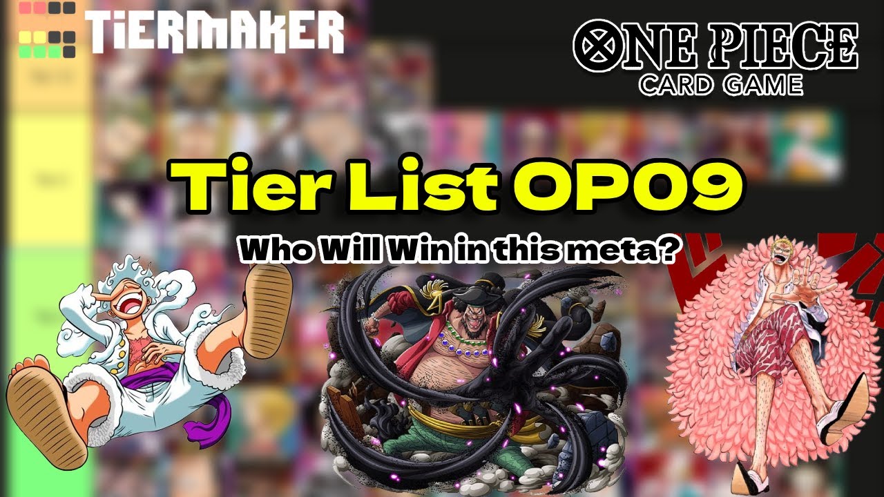 Tier List OP09 - Analisi Meta Deck OP09 - One Piece TCG ITA - Who Will ...