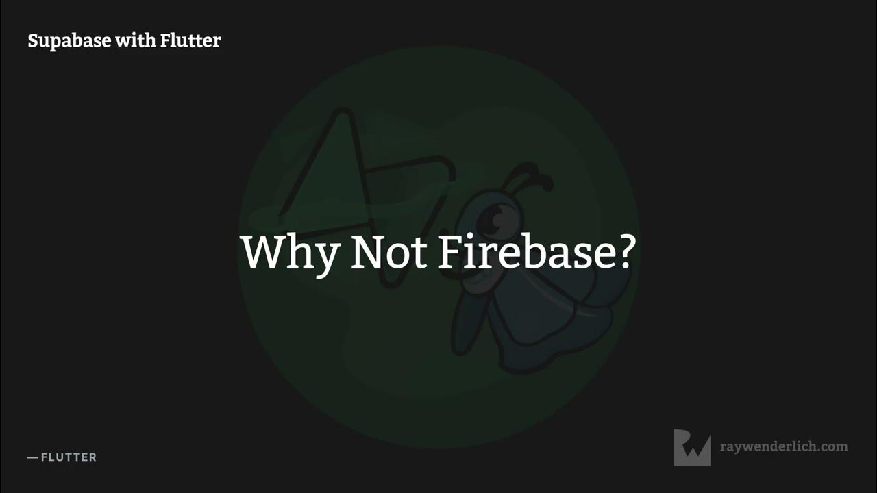 Supabase with Flutter: Episode 02, Why Not Firebase? - YouTube