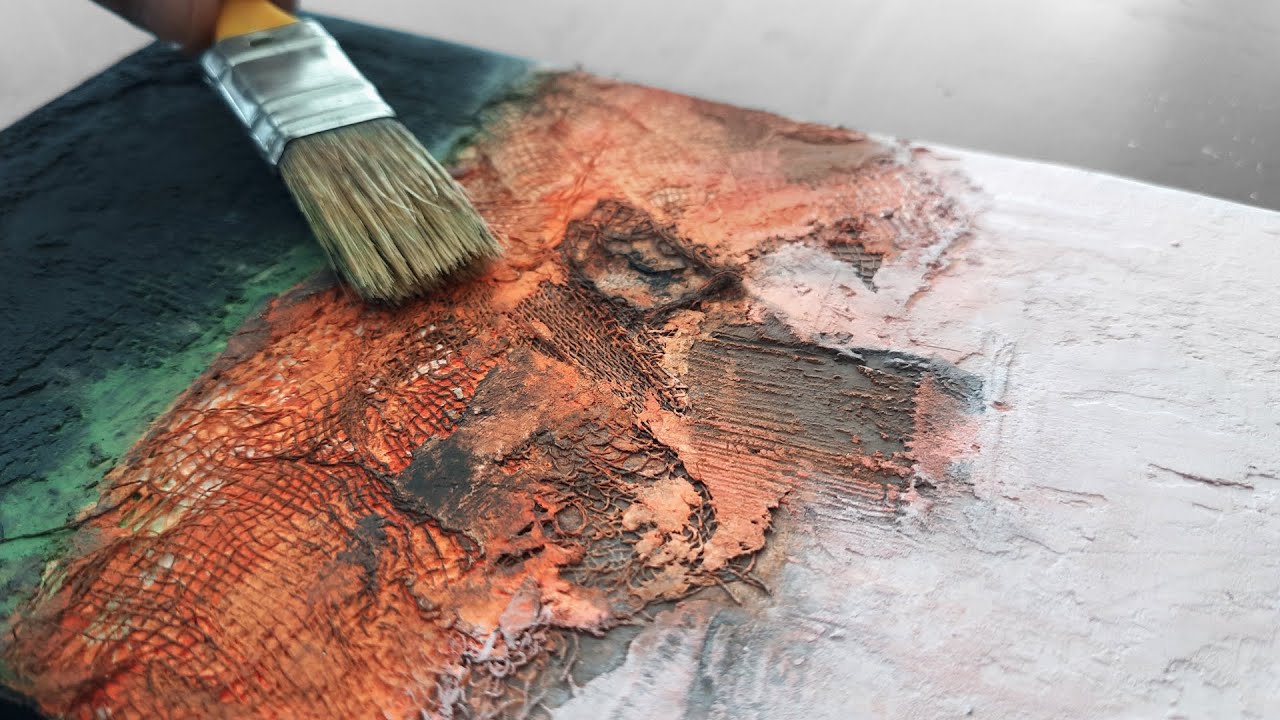 Easy Tutorial: How to Create a Intuitive Abstract Acrylic Painting ...