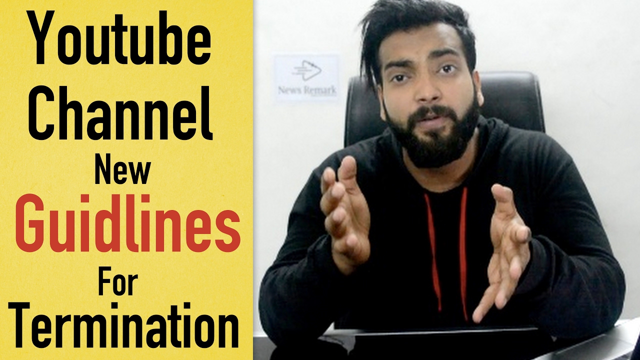 YouTube Channel New Guidelines of Termination/ Suspension Without any ...