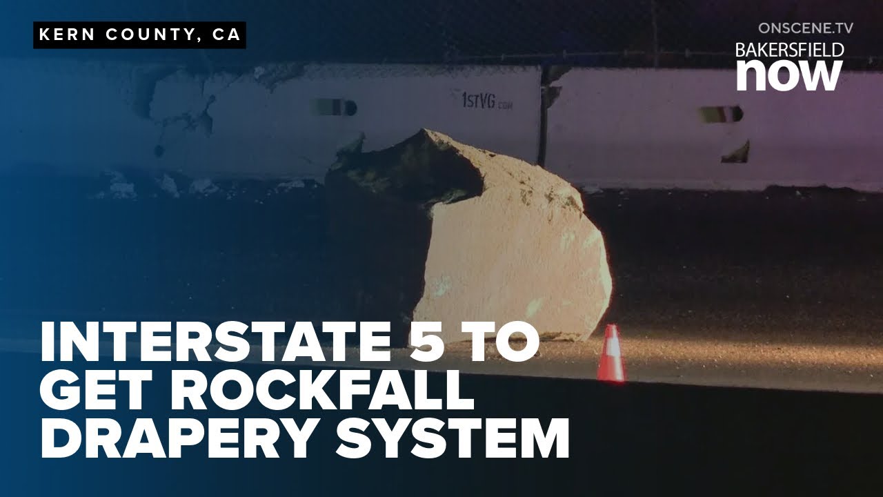 Northbound Interstate 5 to get rockfall drapery system to enhance road ...