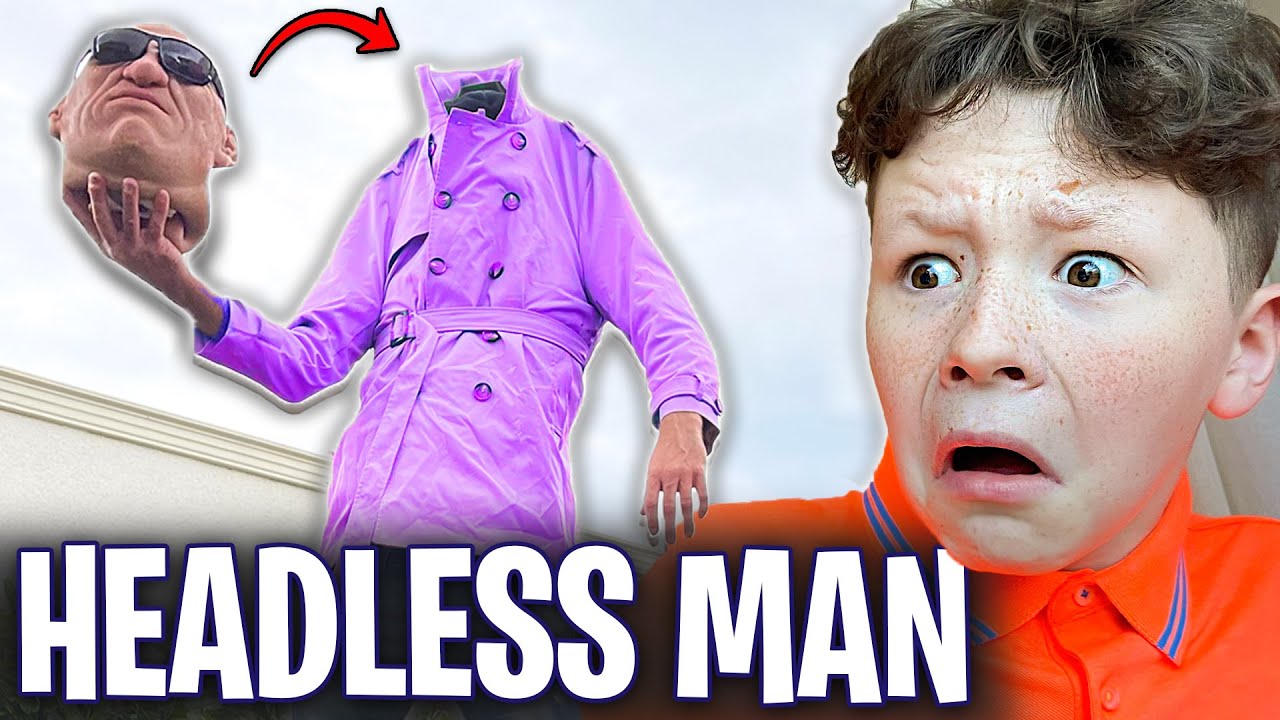 Headless Man PRANK on LITTLE BROTHER! - YouTube