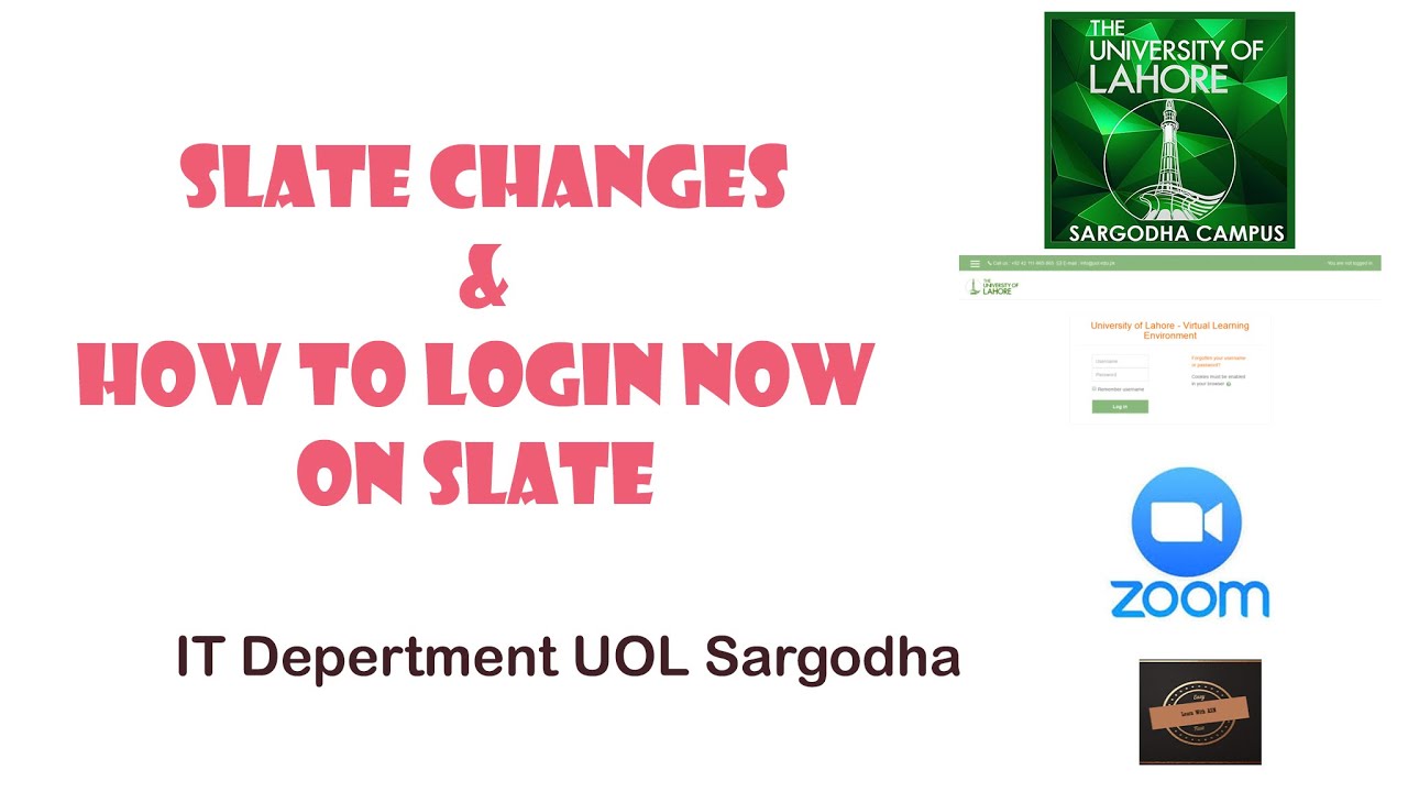 Slate Changes & New Look || How to Login Now on Slate || UOL - YouTube