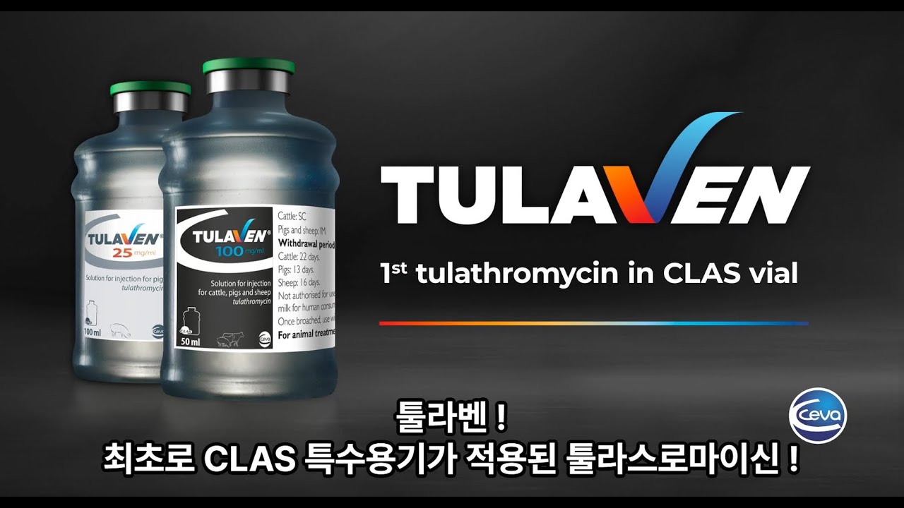 원샷! 돼지 호흡기 컨트롤 : 개체관리에 검증된 선택 '툴라벤'(Tulaven) - YouTube