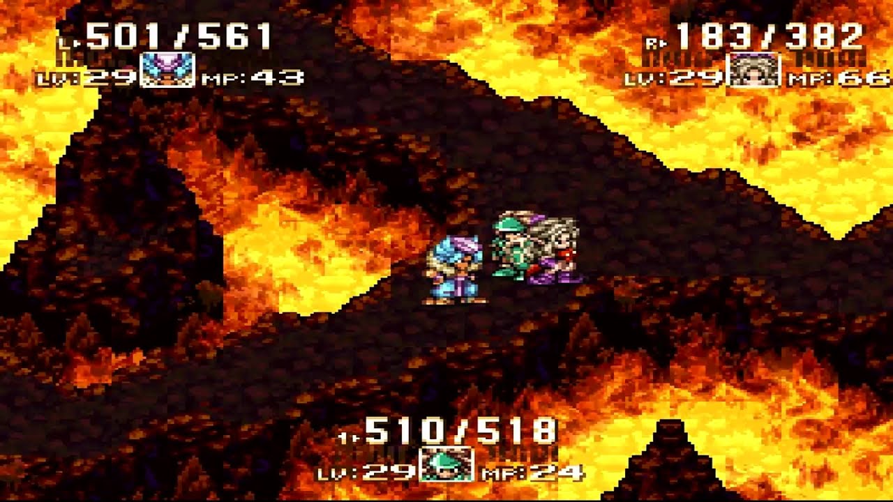 Secret of Mana 2 (Seiken Densetsu 3) Episode 35 Mana God Beast of Fire ...