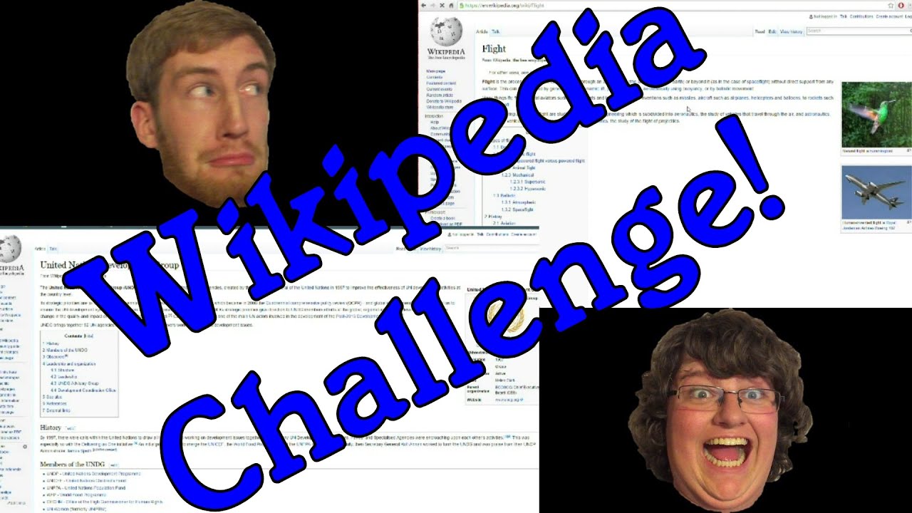 Wikipedia Challenge! W/ Steve & Robin - YouTube