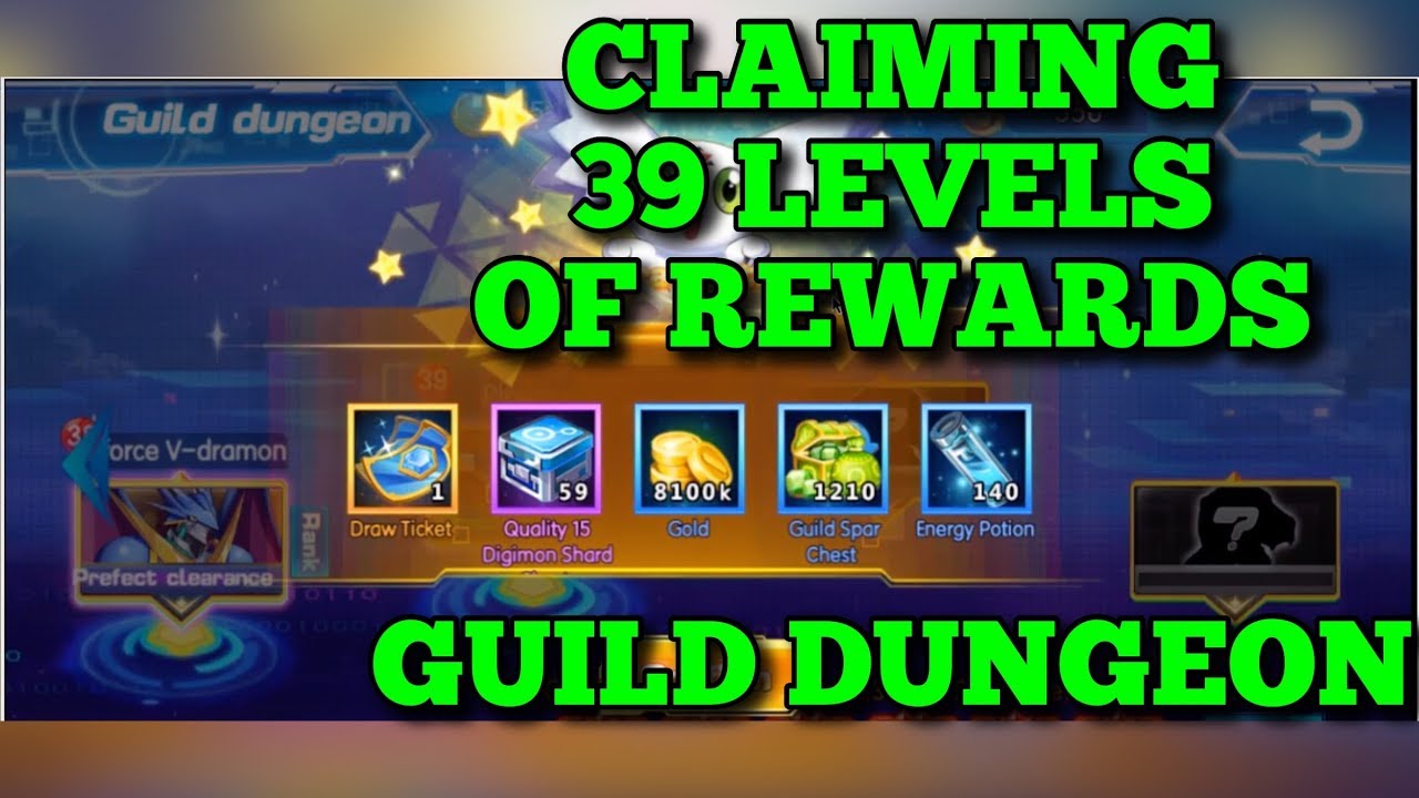 All 39 Level Rewards at Once - Guild Dungeon / Guild Instance - YouTube