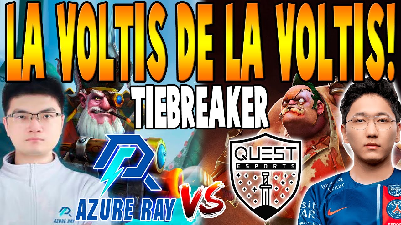 AZURE RAY vs PSG.QUEST [BO1] - TIEBREAKER "LOU, ORI vs MALIK, TA2000 ...