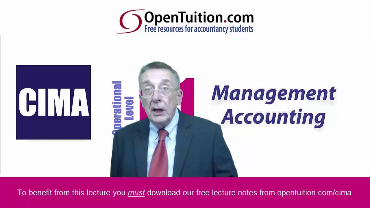 CIMA P1 Traditional Costing Methods - YouTube