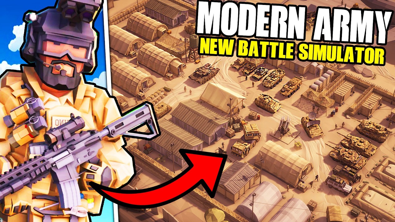 This New MODERN ARMY Battle Simulator has CURSED City Siege Invasions ...