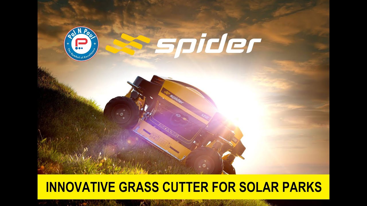 Spider RC Mowers for Solar Parks Grass maintaining introduced in India ...