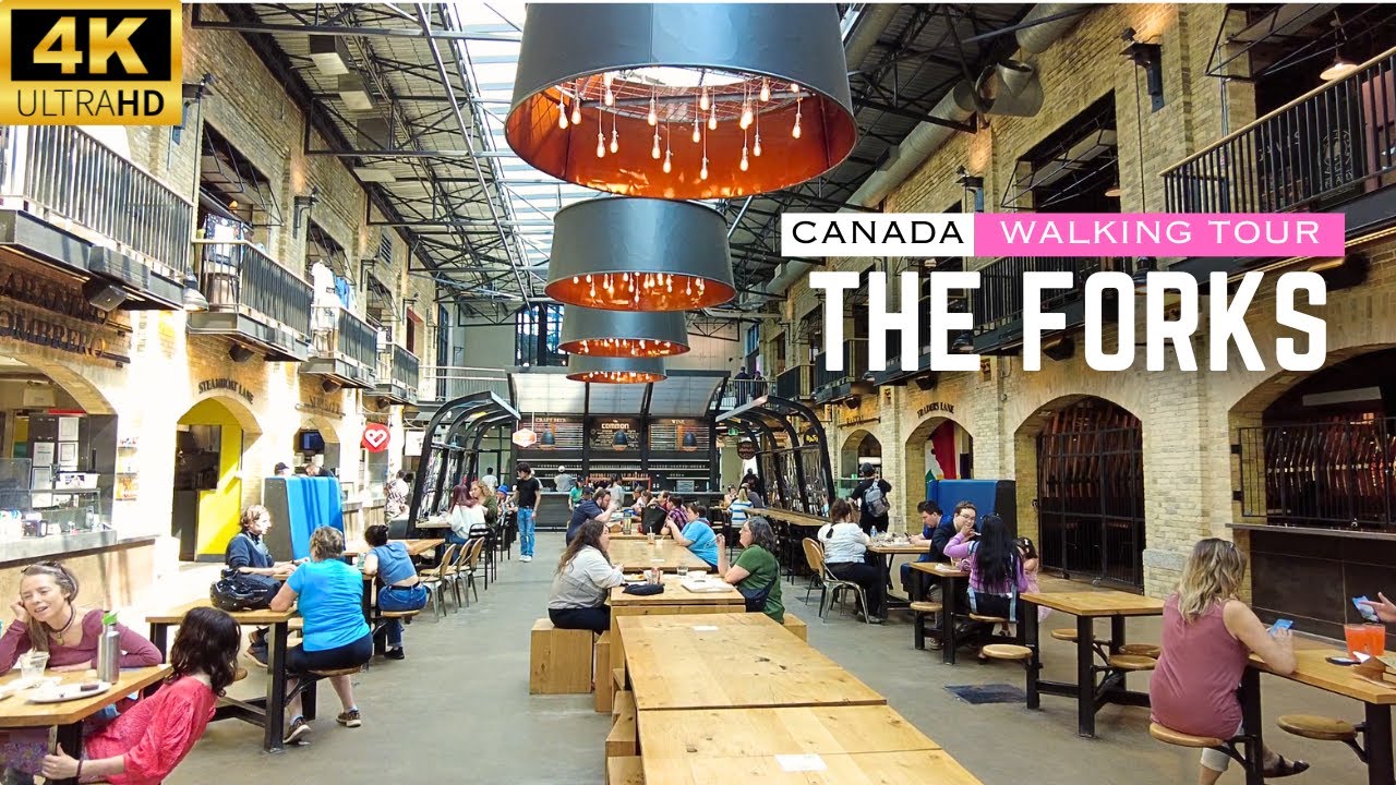 The Forks Winnipeg | Manitoba Walking Tour [4K] - YouTube