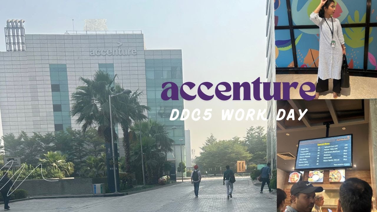 A day at accenture ddc5 | Vlog | Work day | ATCI | Gurugram - YouTube