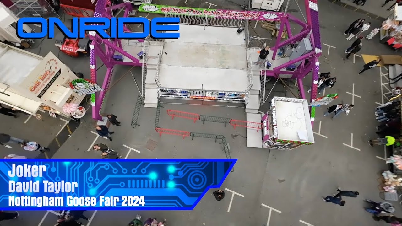Joker - David Taylor (Onride) @ Nottingham Goose Fair 2024 - YouTube