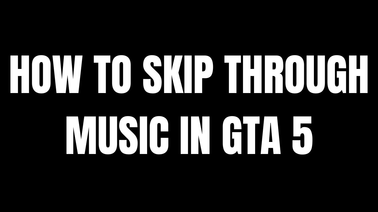 How to skip to the next song in GTA 5 - YouTube