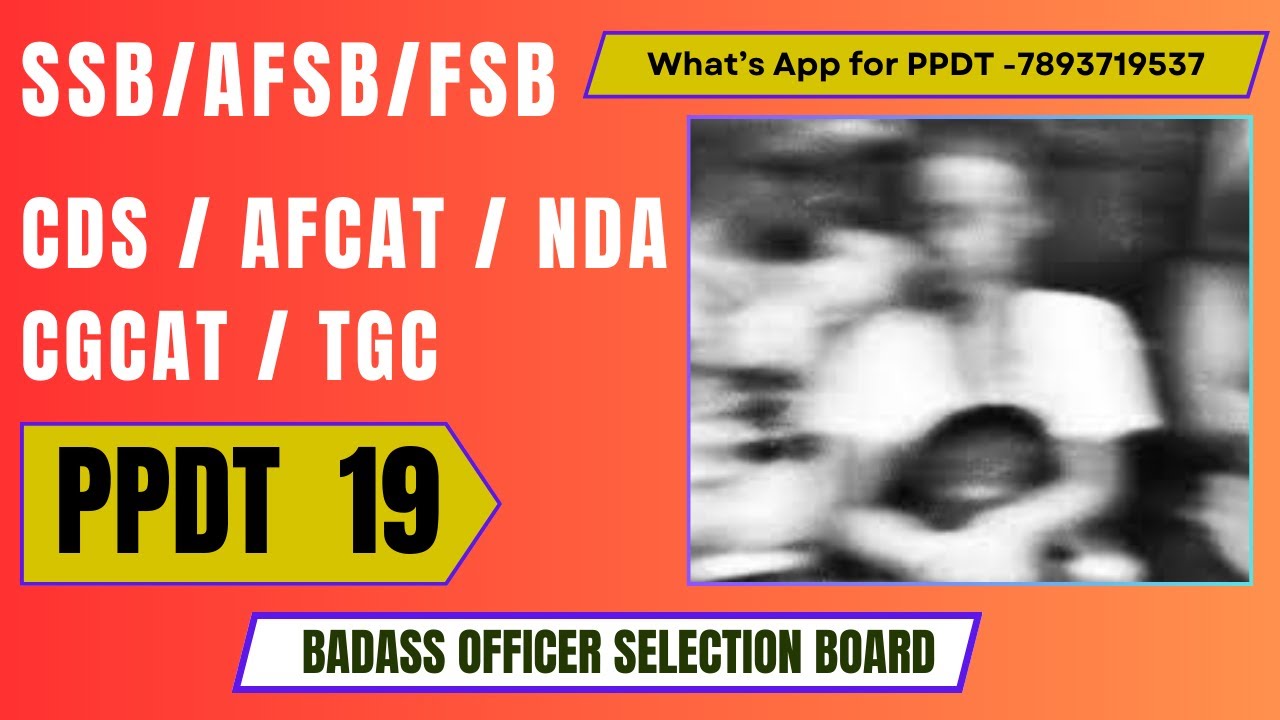 PPDT Online 19 /How to Ace SSB/ AFSB/PSB #ssb #ssbinterview #cds #afcat ...