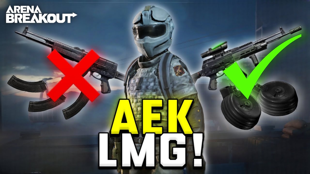 Getting 1.1M With AEK LMG ! | Arena Breakout - YouTube