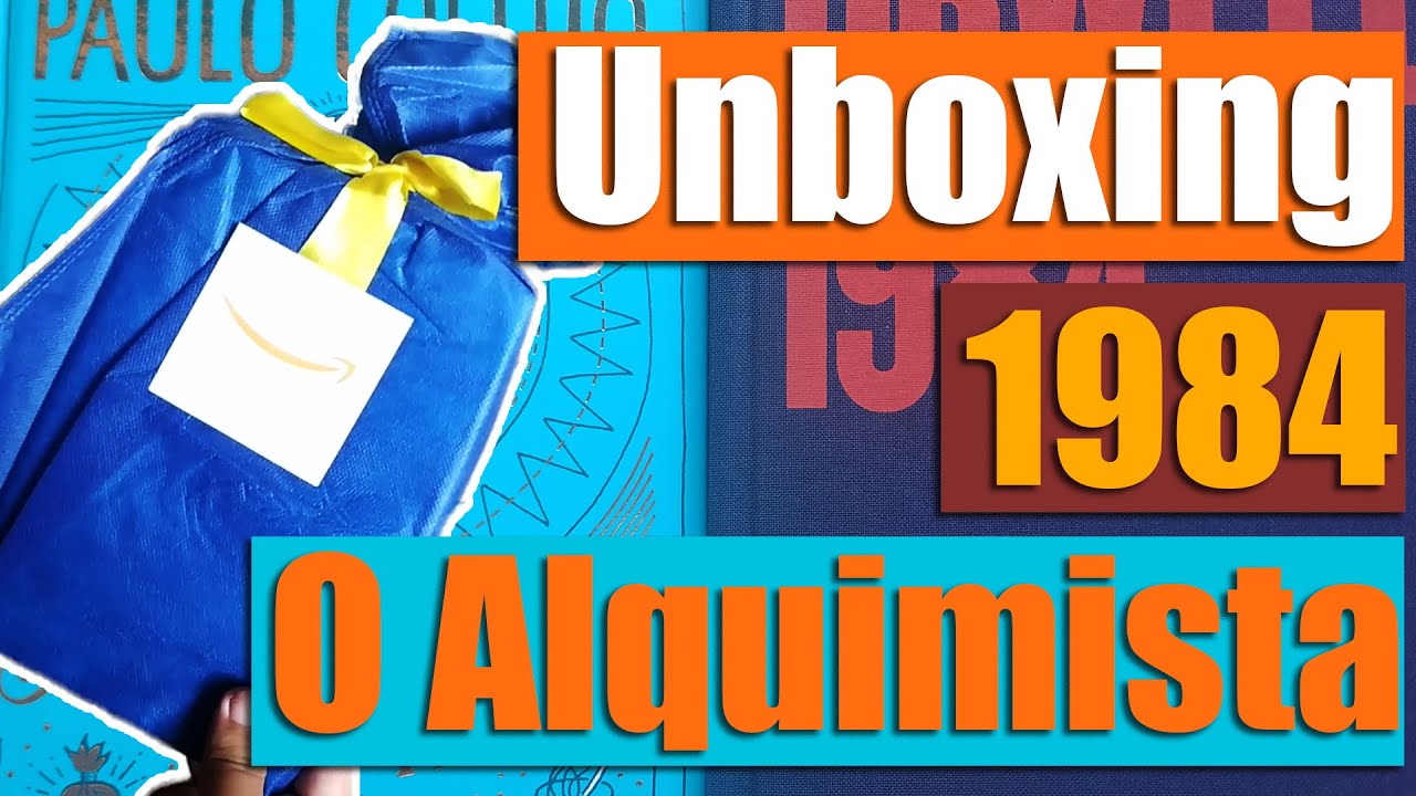 Unboxing Livros: 1984 e O Alquimista | Como é a Embalagem de Presente ...