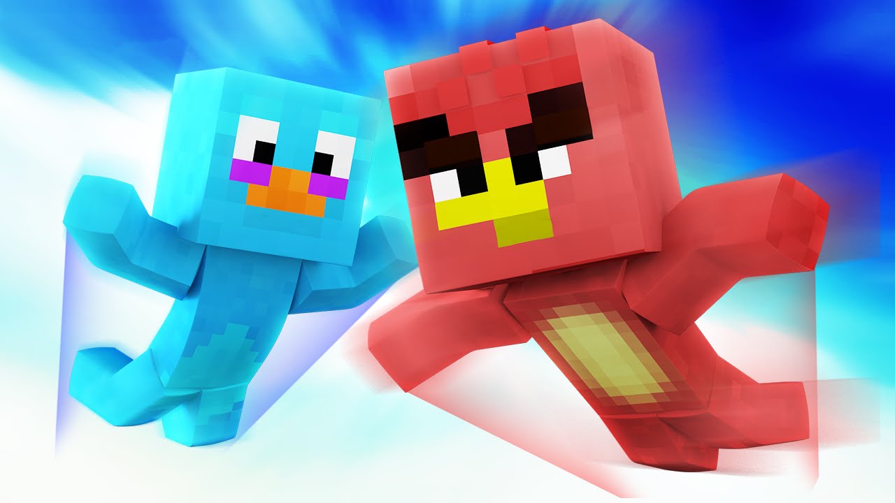 Angry Birds Mini Game - VERY ANGRY BIRDS! (Minecraft Roleplay Skywars ...