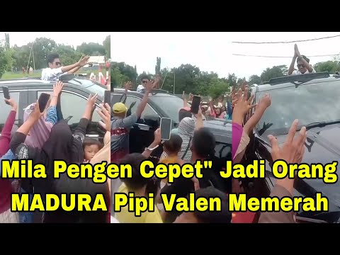 MILA BILANG I LOVE U MADURA PIPI VALEN MEMERAH