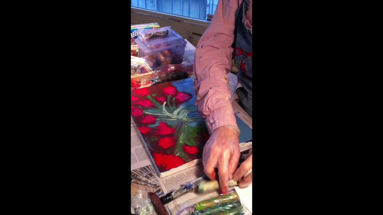 Working with oil sticks - YouTube