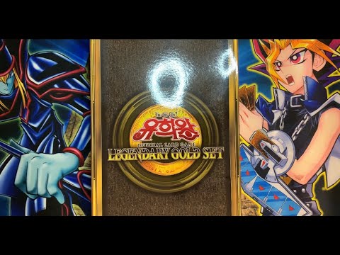 Yugioh Opening LEGENDARY GOLD SET Korean Box - YouTube