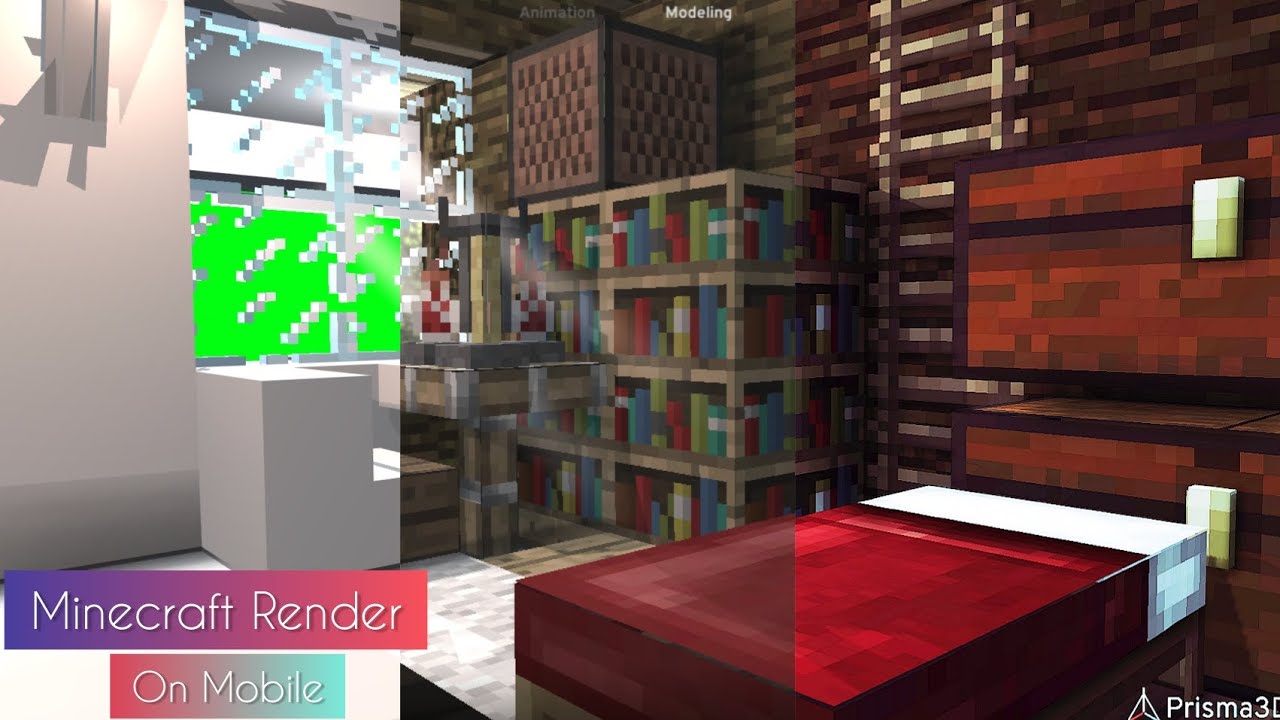 Realistic Minecraft In Prisma 3D Mobile! - YouTube