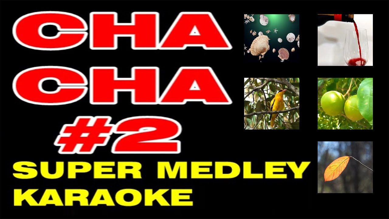 CHA CHA #2 (SUPER MEDLEY KARAOKE) Pearly Shells, Tiny Bubbles, Yellow ...