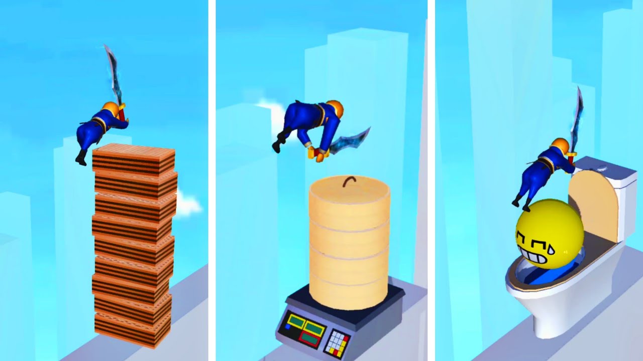 Almost Cut 🔪⚔️🪓 Very Satisfying And Relaxing ASMR Slicing Game Perfect ...