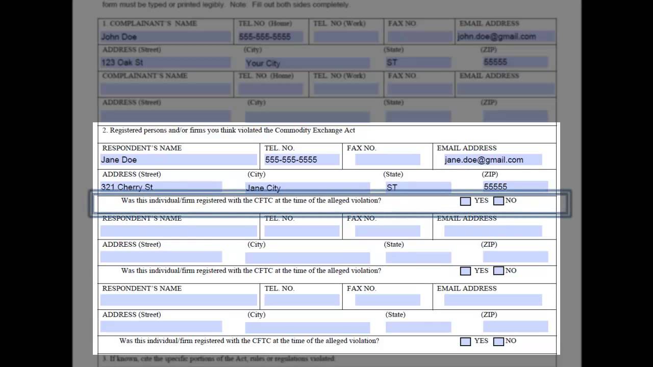 How to file a Reparations Complaint with the CFTC - YouTube