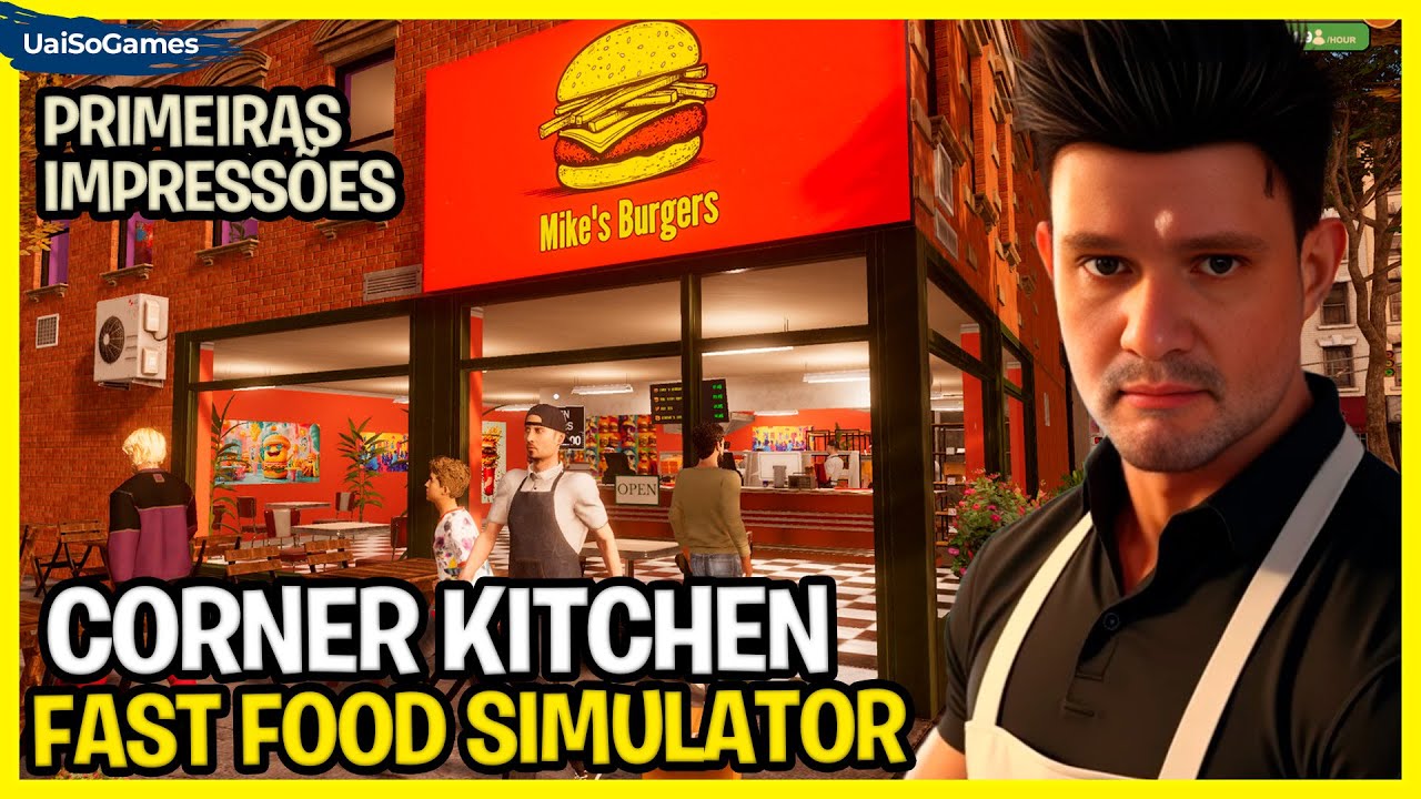 Corner Kitchen Fast Food Simulator - Primeiros 25 minutos | 👨‍🍳 ...