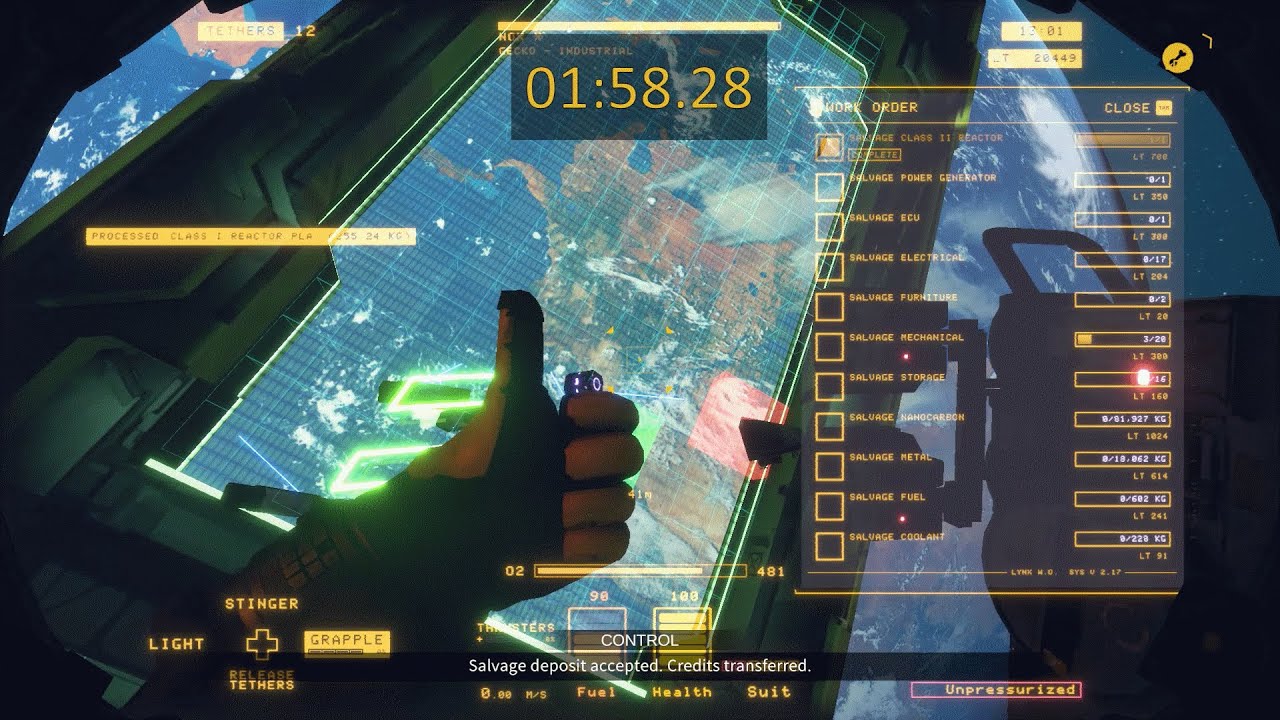 Hardspace: Shipbreaker Industrial Gecko 1:58 Thrusters&Reactor ...