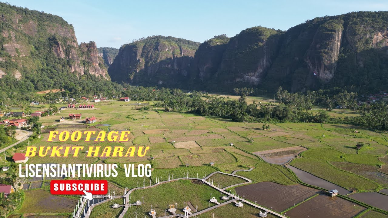 Drone dan Foto Geopark Geopark Lembah Harau / Bukit Harau Lima Puluh ...