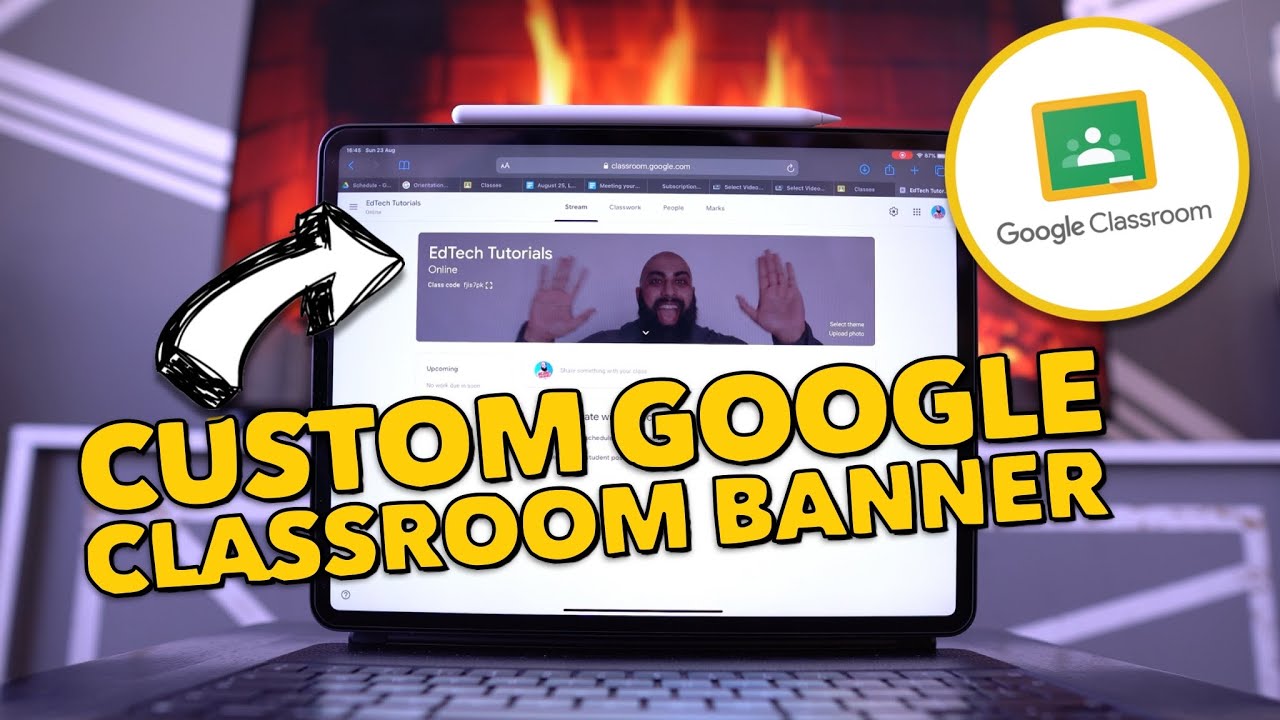Customise Your Google Classroom Banner with a Real Animated GIF - YouTube