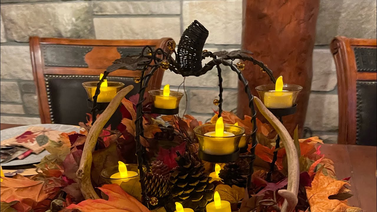 Rustic Elegance Barn Home Thanksgiving Decor Tour | Autumn 2021 - YouTube