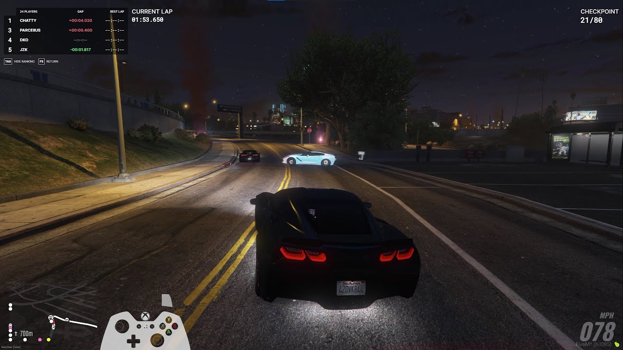 Luchando por entrar al top 5 | Switchback (Sprint) | Carreras en GTA V ...