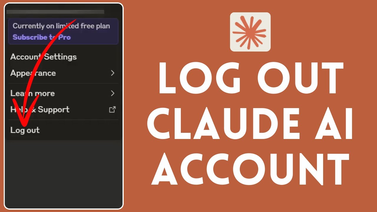 How to Logout on Claude AI Account 2024 | Sign Out on Claude AI Account ...