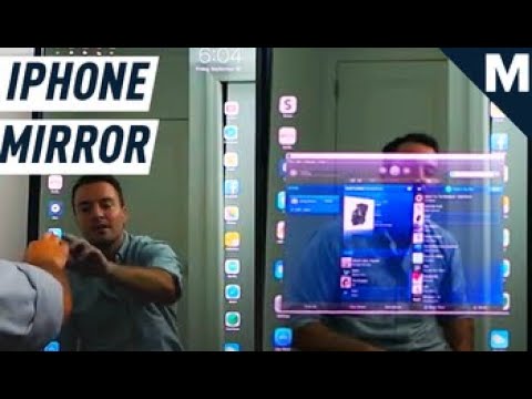 This ‘Apple Mirror’ Brings iPhone To A Smart Mirror | Future Blink ...