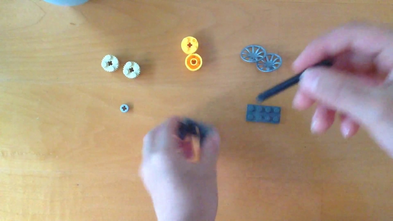 Super easy to make Lego two winged fidget spinner! - YouTube