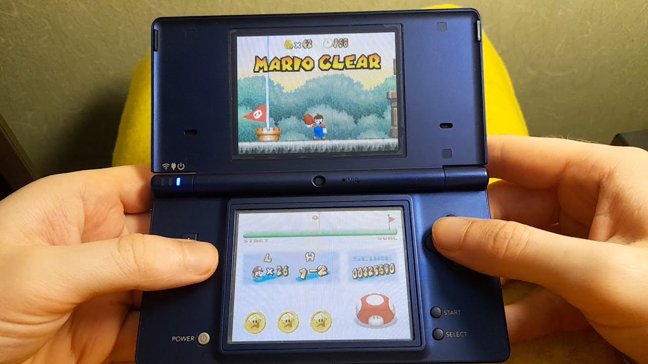 New Super Mario Bros Alpha Replica 3.0 gameplay on Nintendo DSi ...