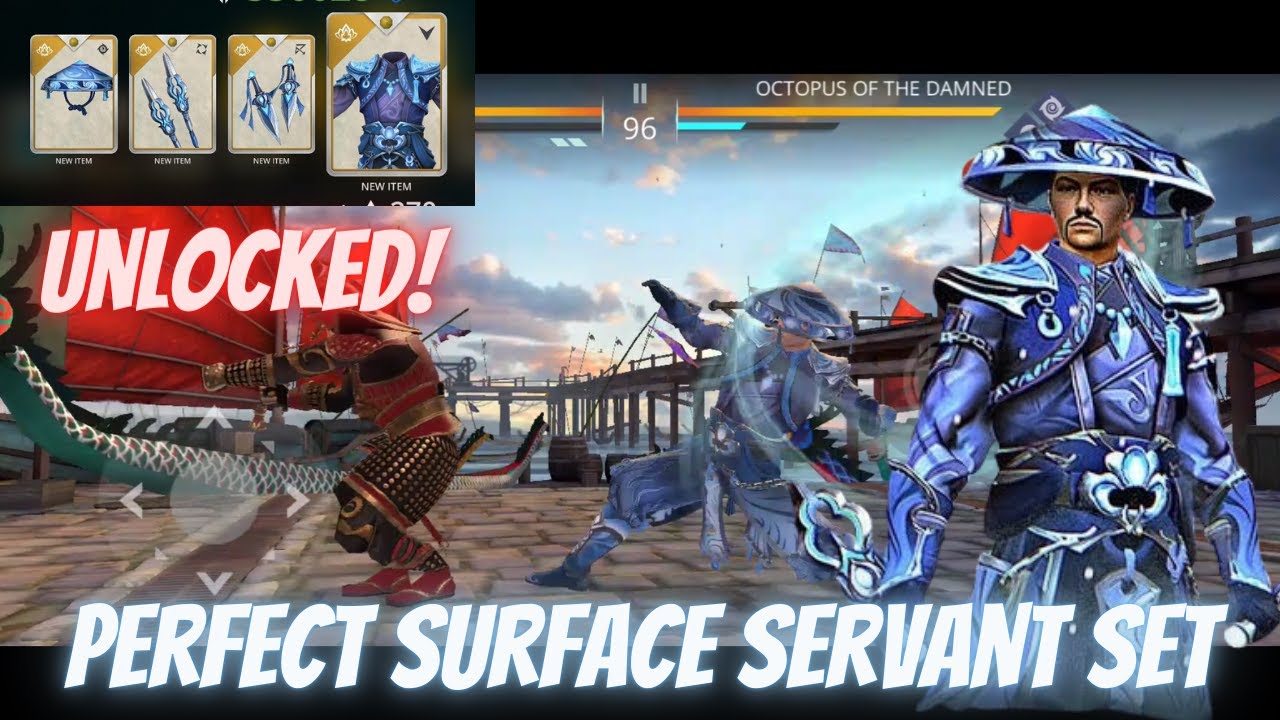 See how i unlock Perfect surface servant set In shadow fight 3 || Gameplay of PSS set - YouTube