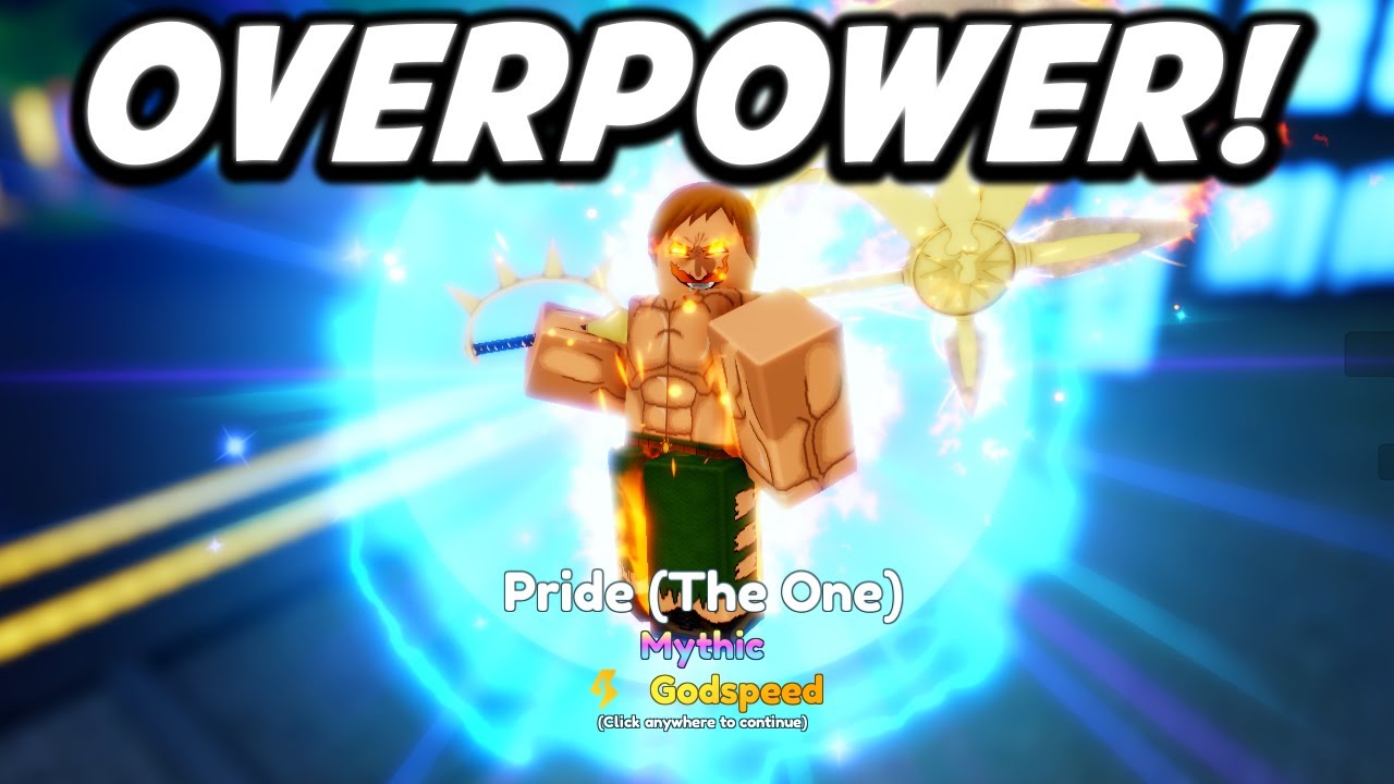 New Pride The One Unit Is Super Strong In Anime Adventures! Update 11.5 ...