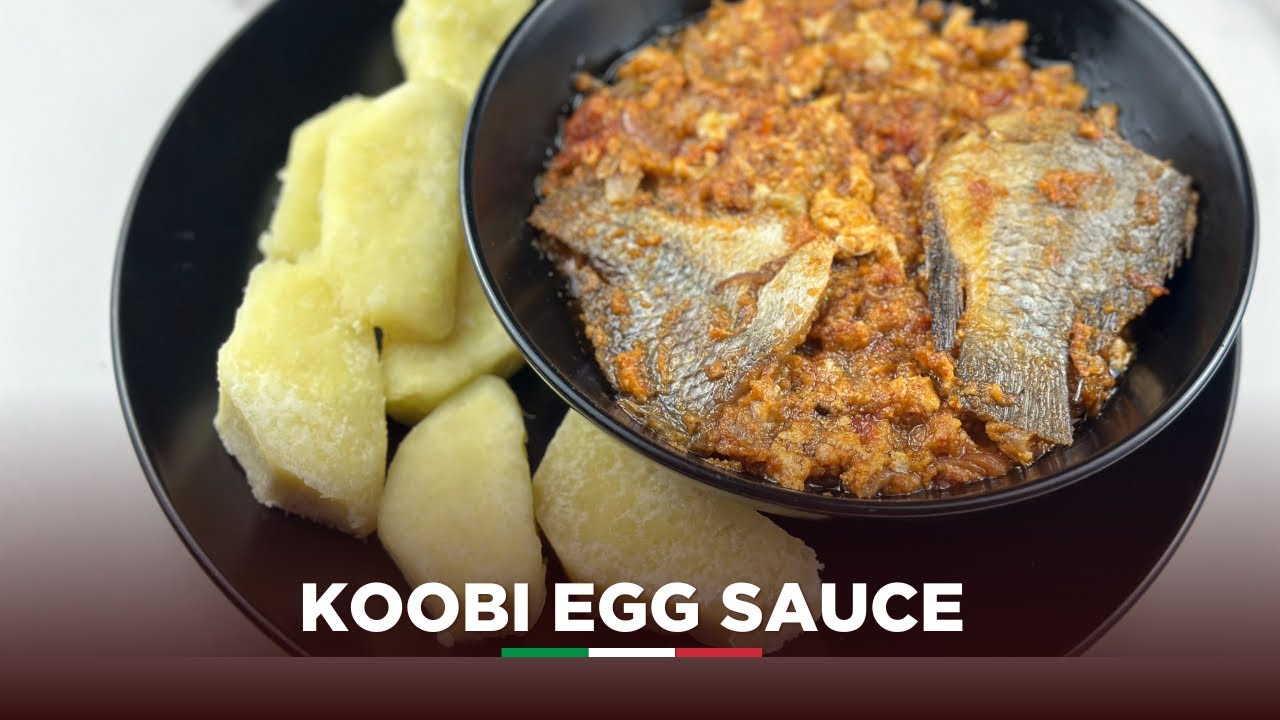 SIMPLE KOOBI AND EGG SAUCE YOU CAN TRY FOR LUNCH - YouTube