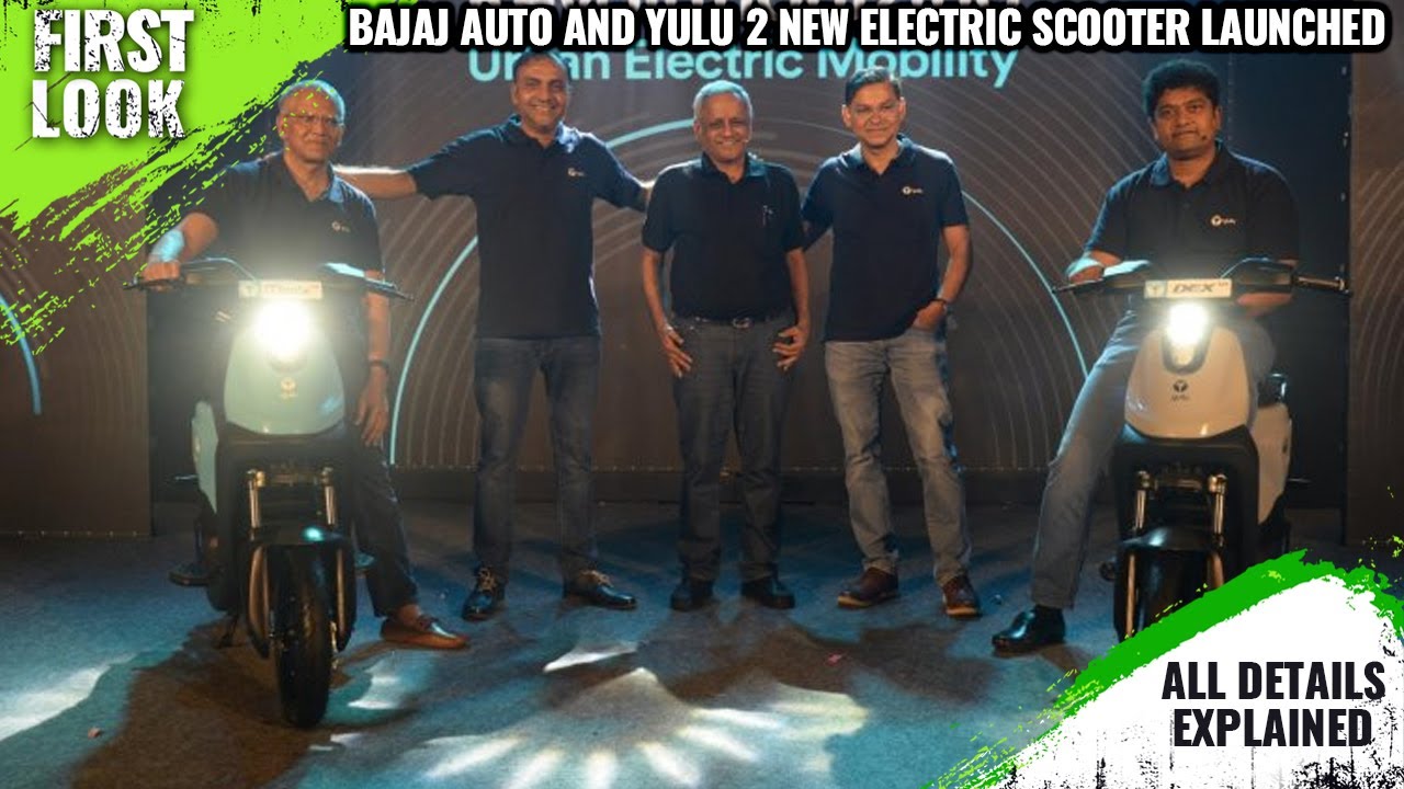 Bajaj Auto & Yulu 2 New Electric Scooter Miracle GR & DeX GR Launched ...